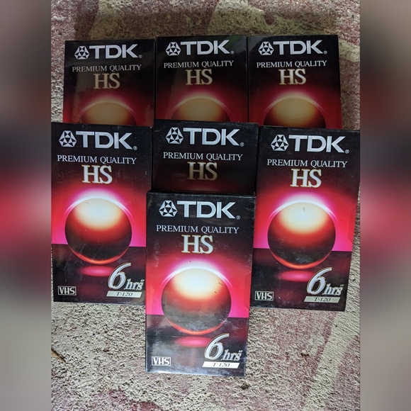 Other | 7 Recordable Vhs Vcr Tapes 6 Hrs | Poshmark